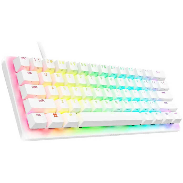Razer HUNTSMAN V3 PRO MINI WHITE ANALOG – 60% Optical Gaming Keyboard ...